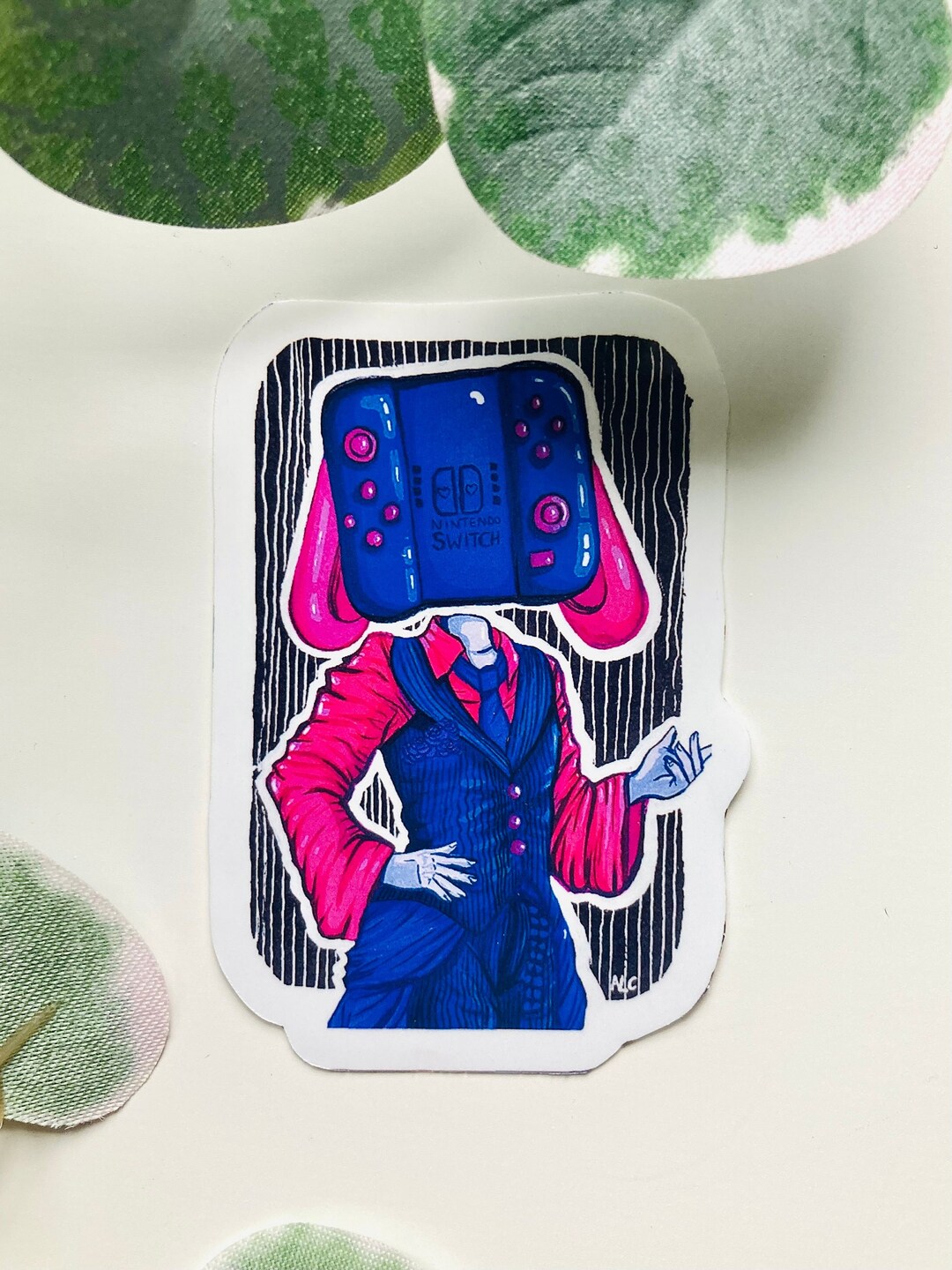 Nintendo Switch Object Head Sticker Video Game, Gaming Sticker for ...