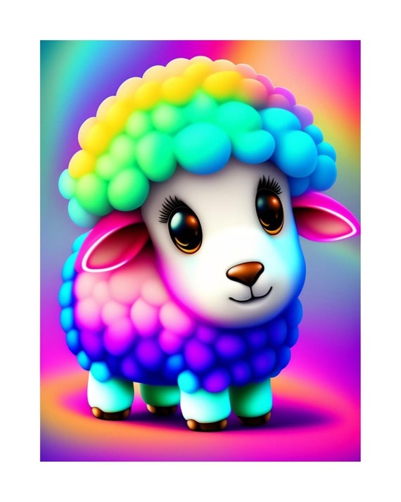 Rainbow Sheep Animation