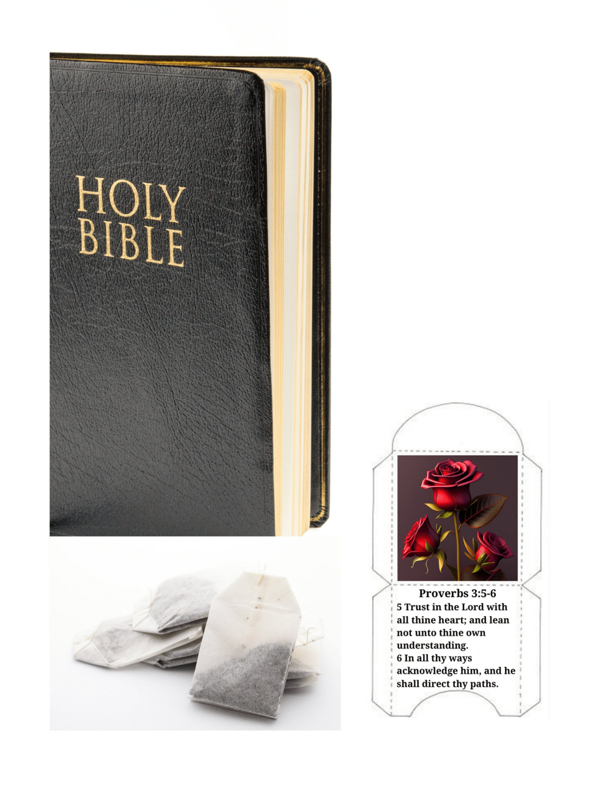 Bible Scripture Tea Bag Wrapper Printable Tea Bag Wrapper Printable ...