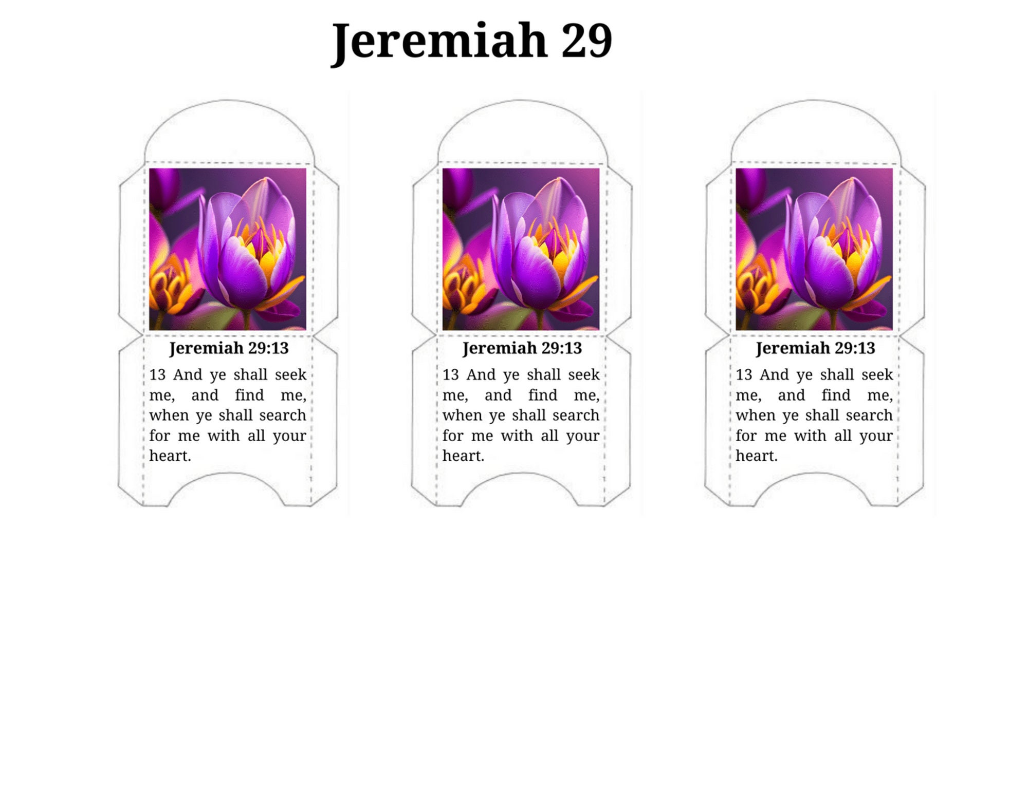 Bible Scripture Tea Bag Wrapper | Printable Tea Bag Wrapper | Printable ...