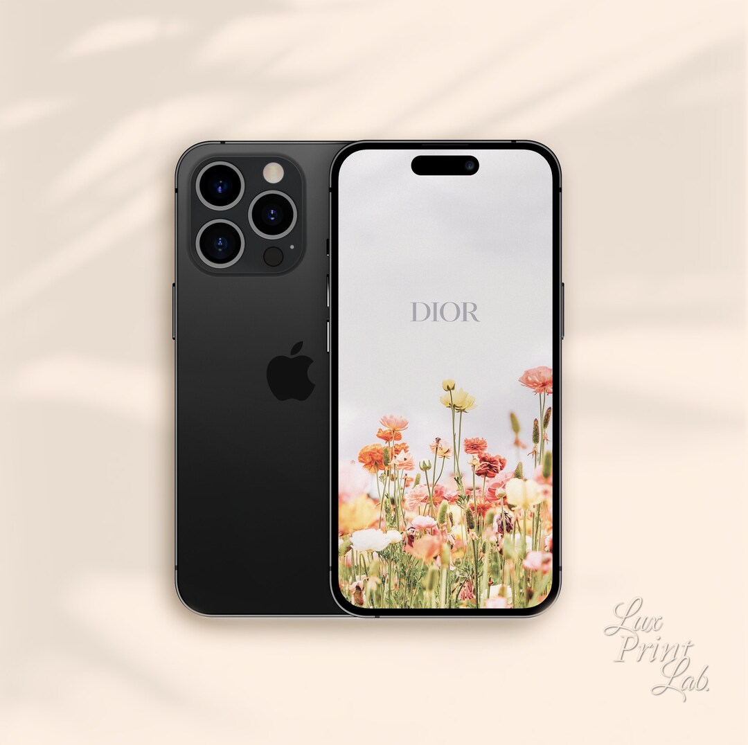 Floral Luxury Wallpaper, Designer Aesthetic iPhone Lock Screen, Ios ...