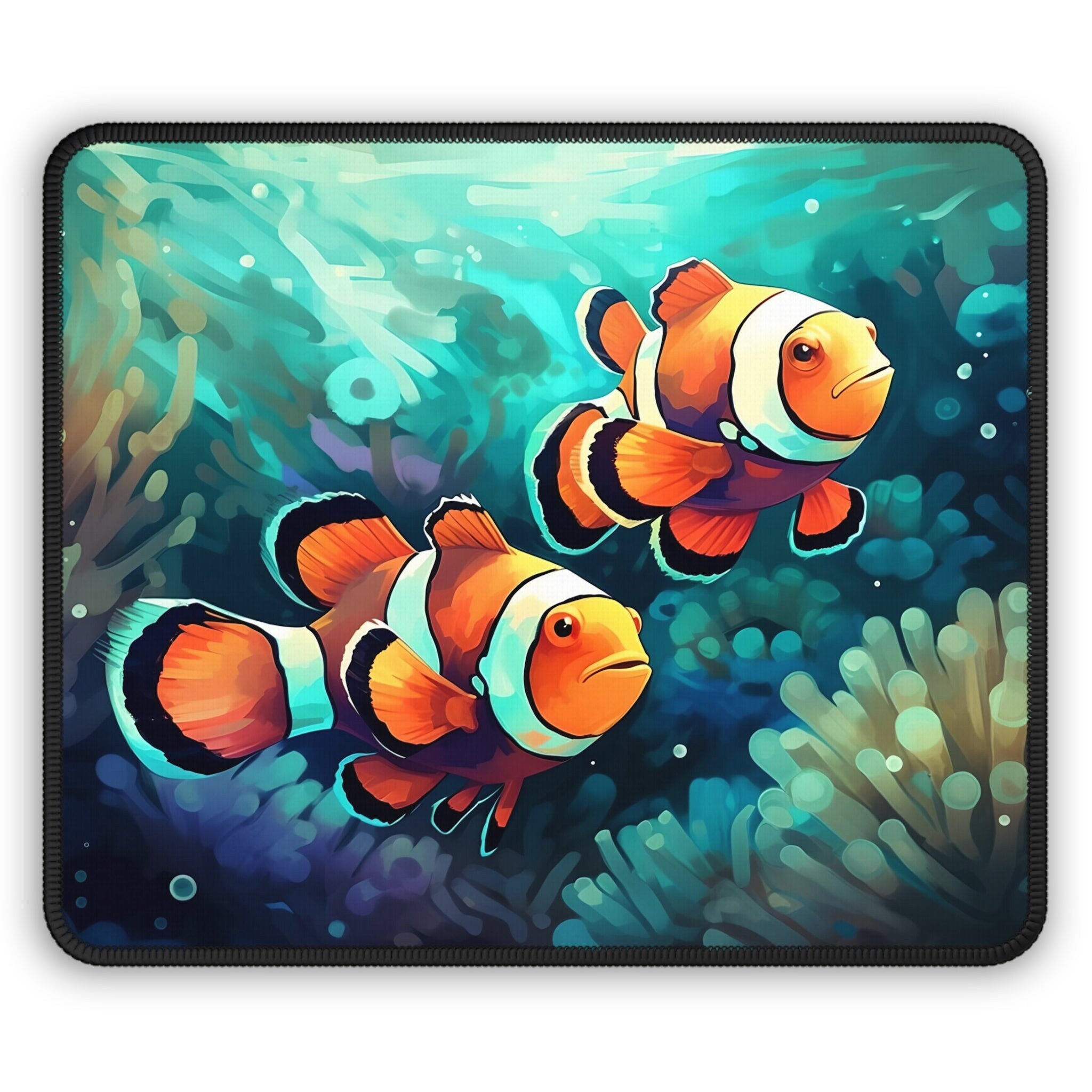 Clownfish Duo Reef Aquarium Hobby Mouse Pad Gaming - Etsy