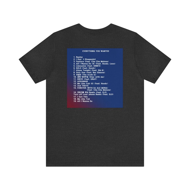 Jay Park Everything You Wanted Album T-shirt | K Hip-hop Music Merch ...