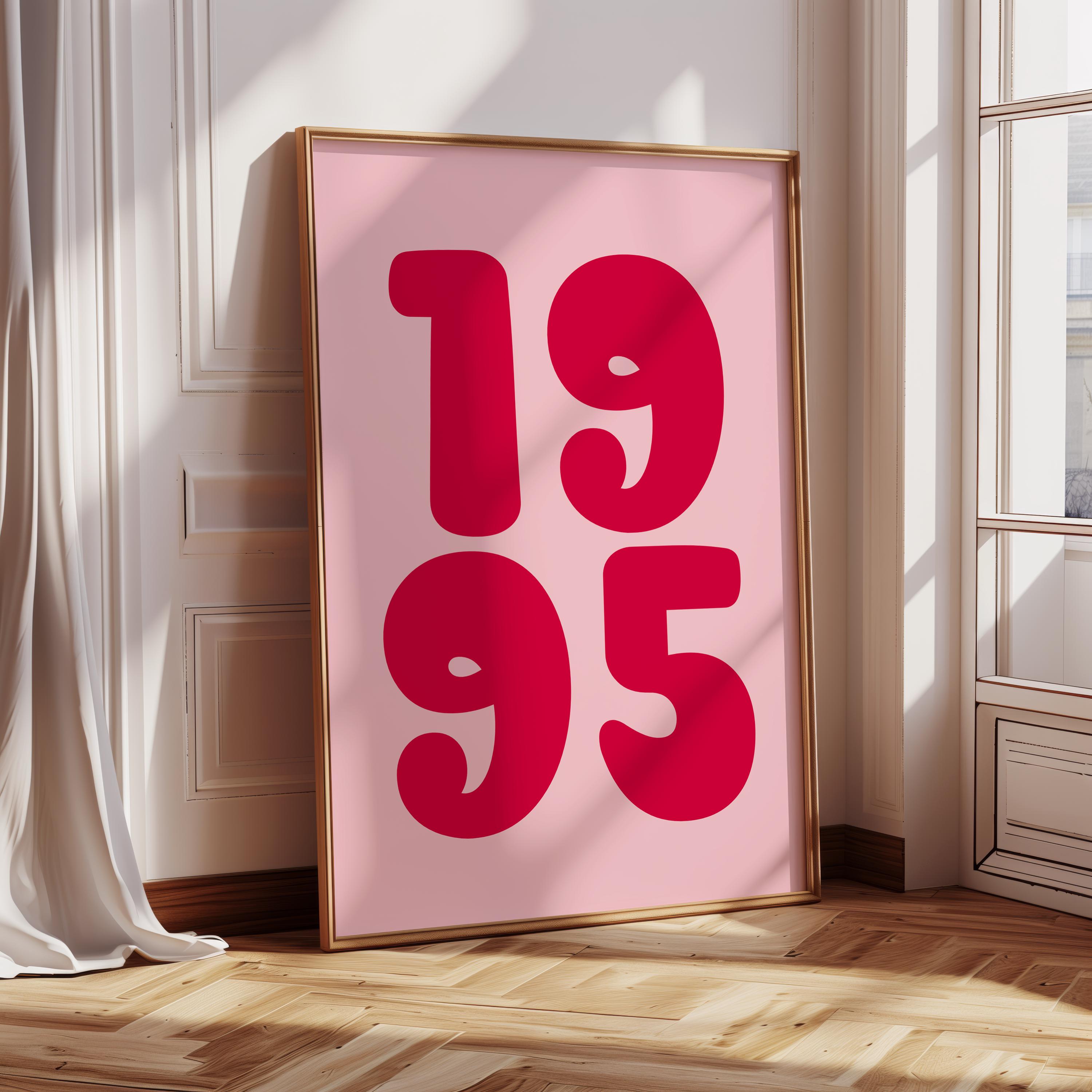 Custom Retro Year Poster Personalized Birth Year Art Aesthetic Birthday ...