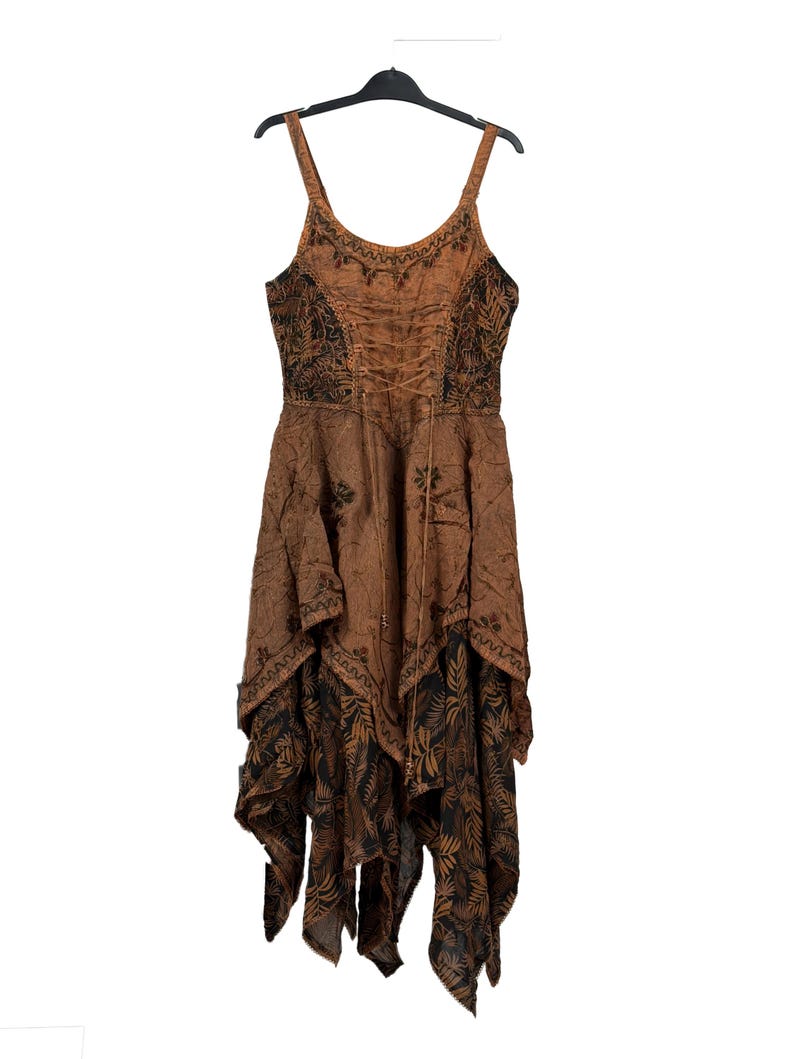 Rayon Embroidery Fairy Dress - Etsy