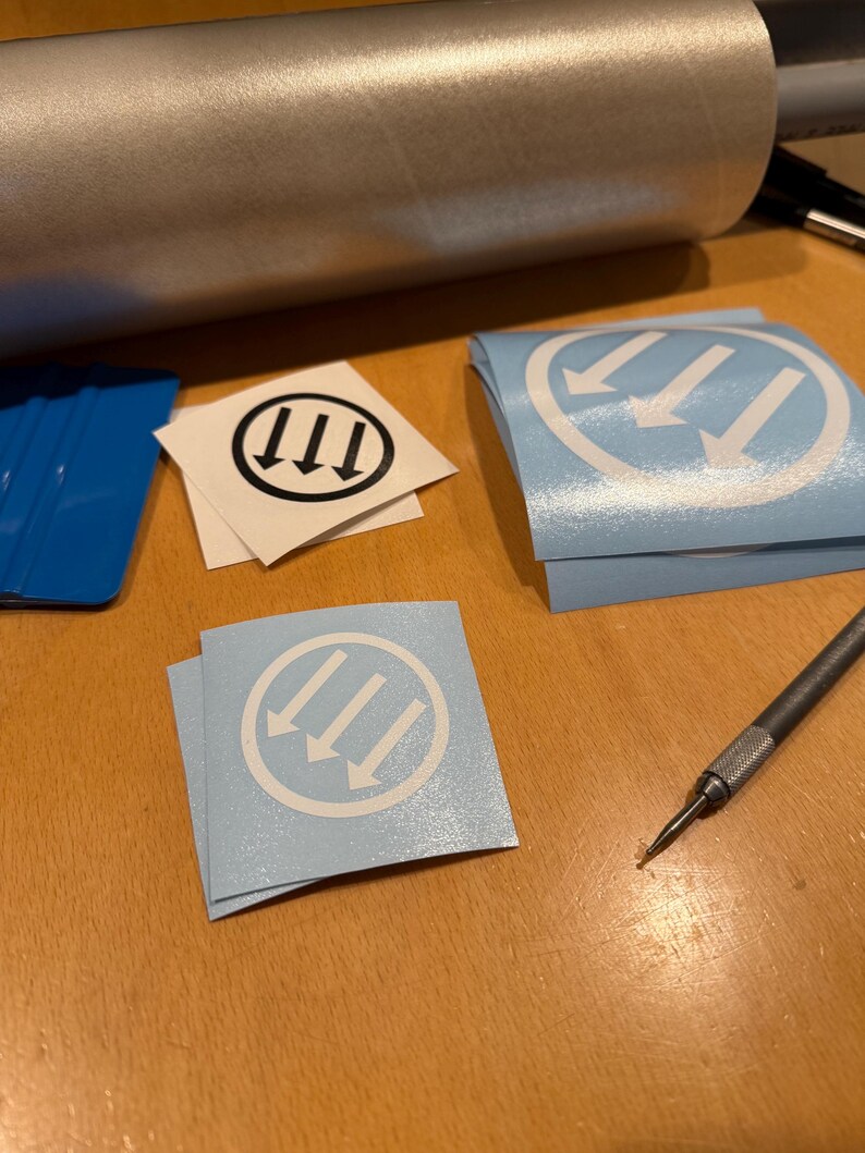 3 Arrows Sticker in Various Colors and Sizes - Etsy