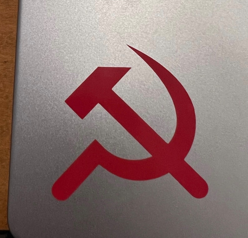 Hammer and Sickle Sticker / Communist Sticker - Available in Multiple ...