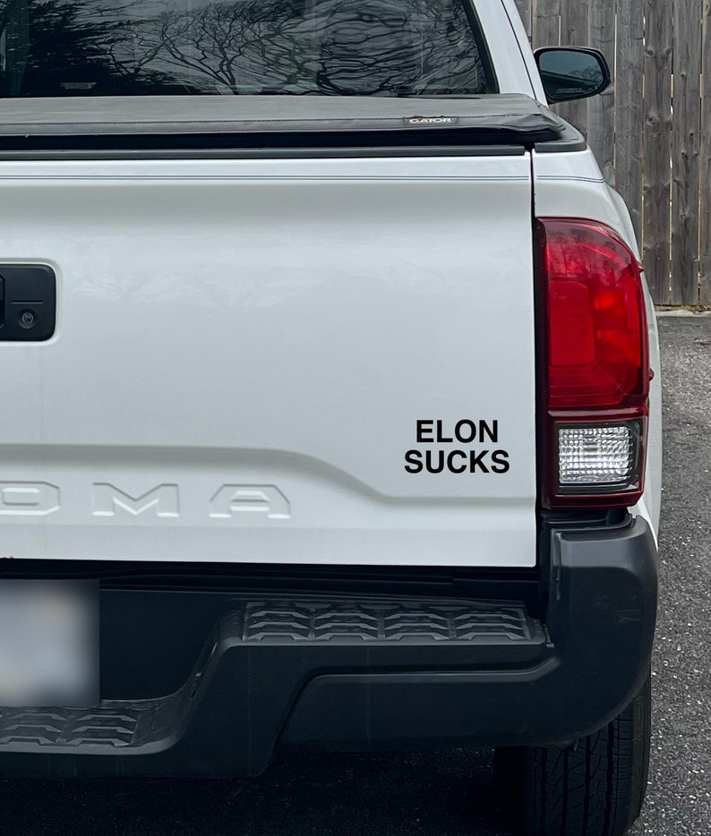 Elon Sucks Sticker - Available in Multiple Colors and Sizes - Etsy