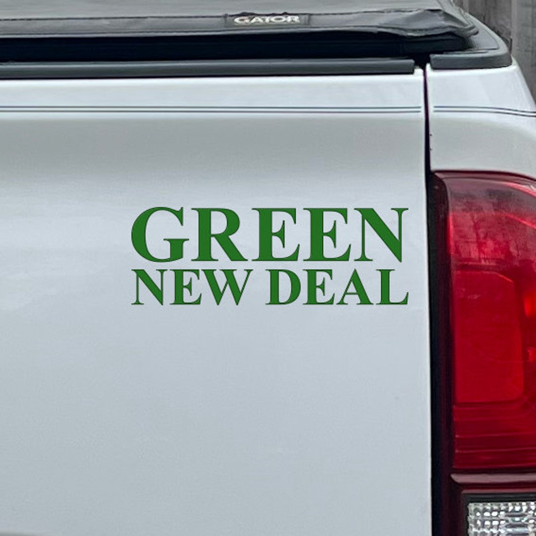 Green New Deal Sticker (2 Colors) - Etsy