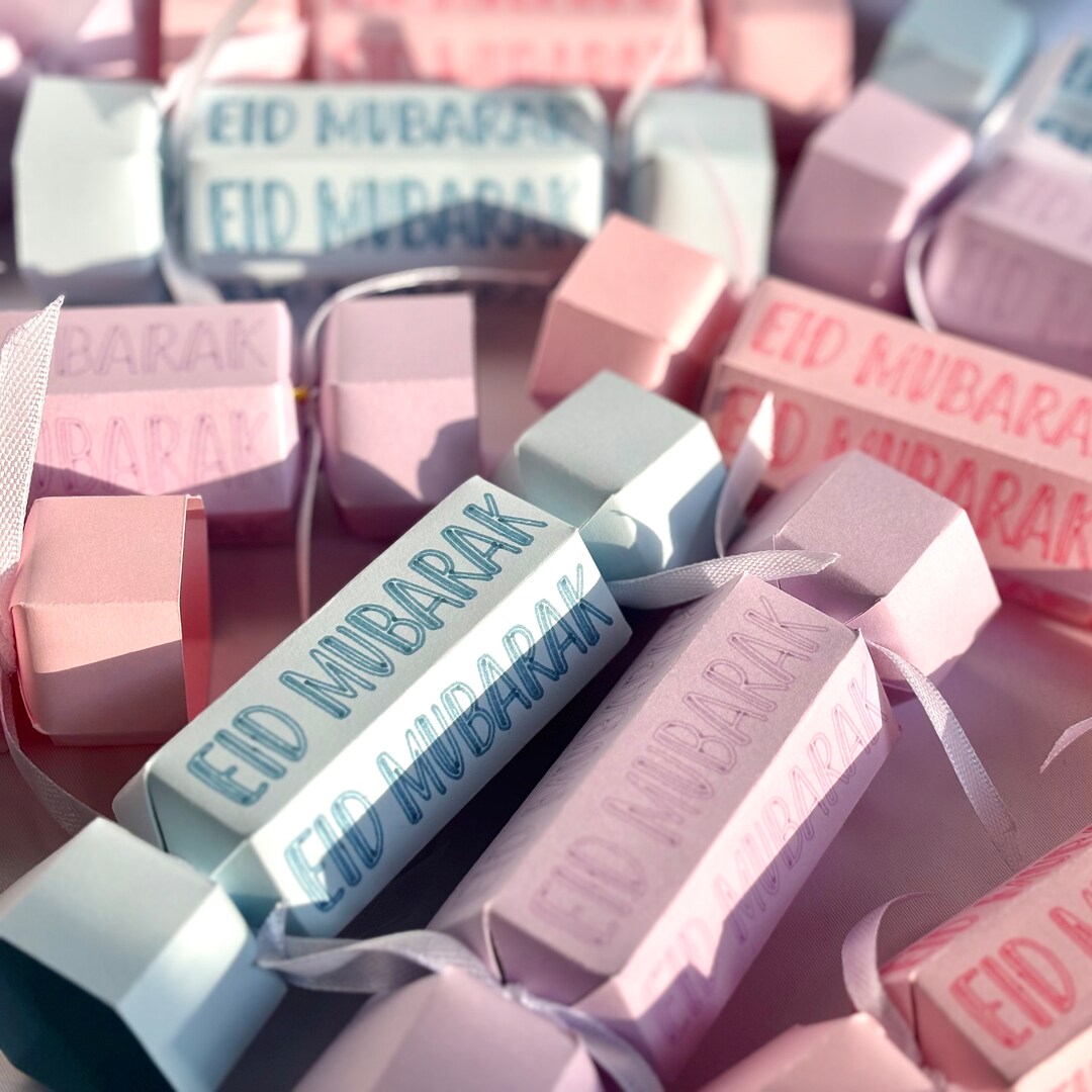 Pastel Coloured Eid Crackers Gifts Kids Activities Eid Ideas Muslim ...