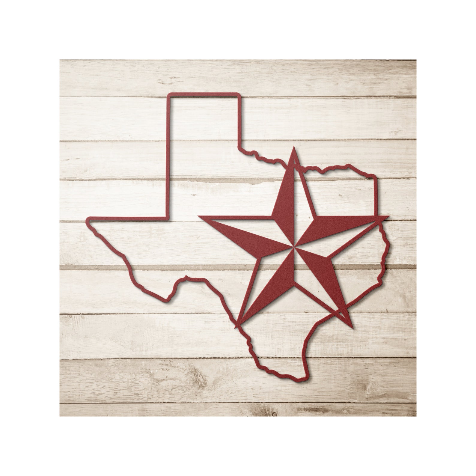 Texas Lone Star Die-cut Metal Sign, Texas Pride, Gift, Living Room ...