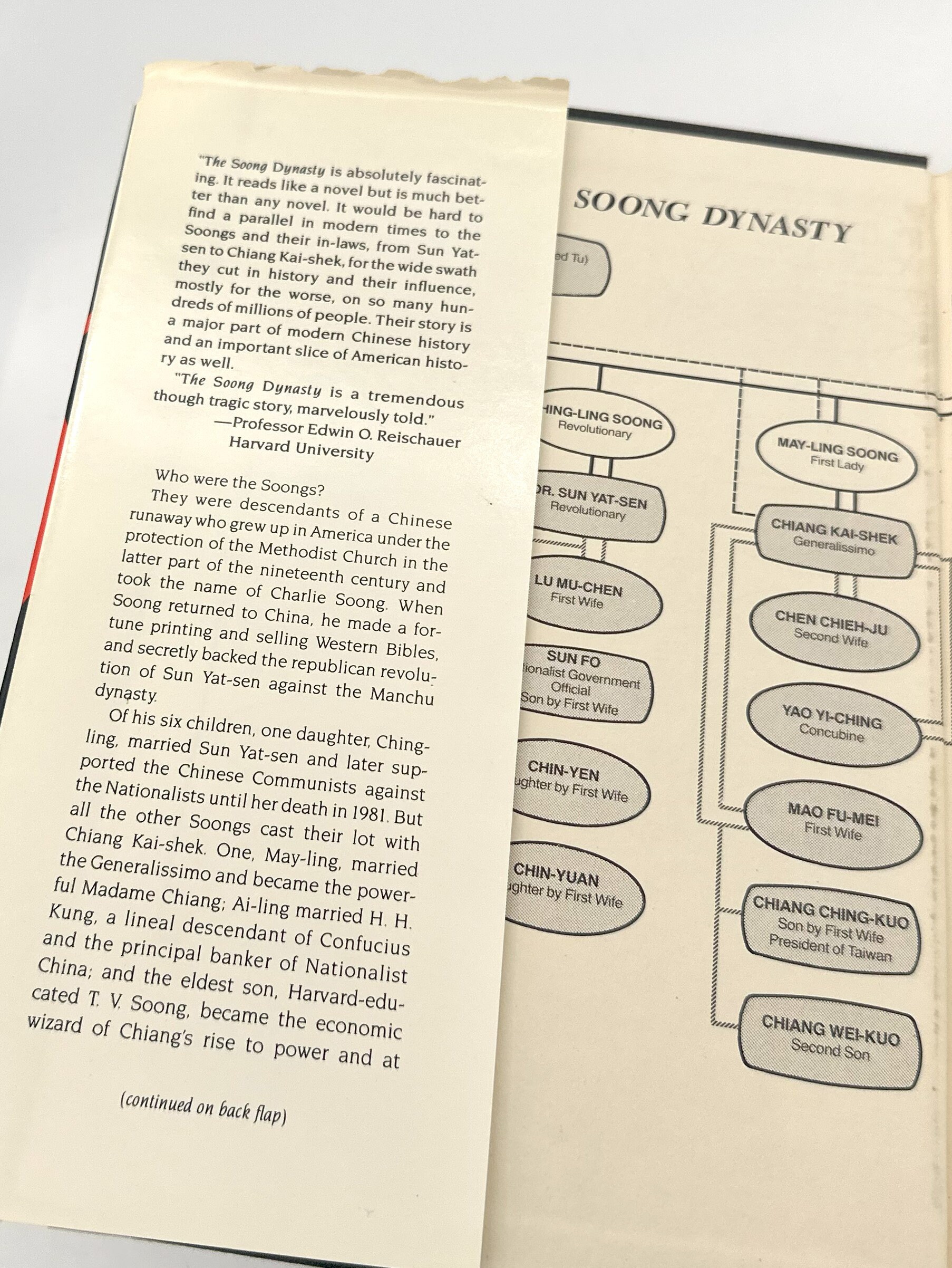 The Soong Dynasty by Sterling Seagrave 1985 Hardcover Book First ...