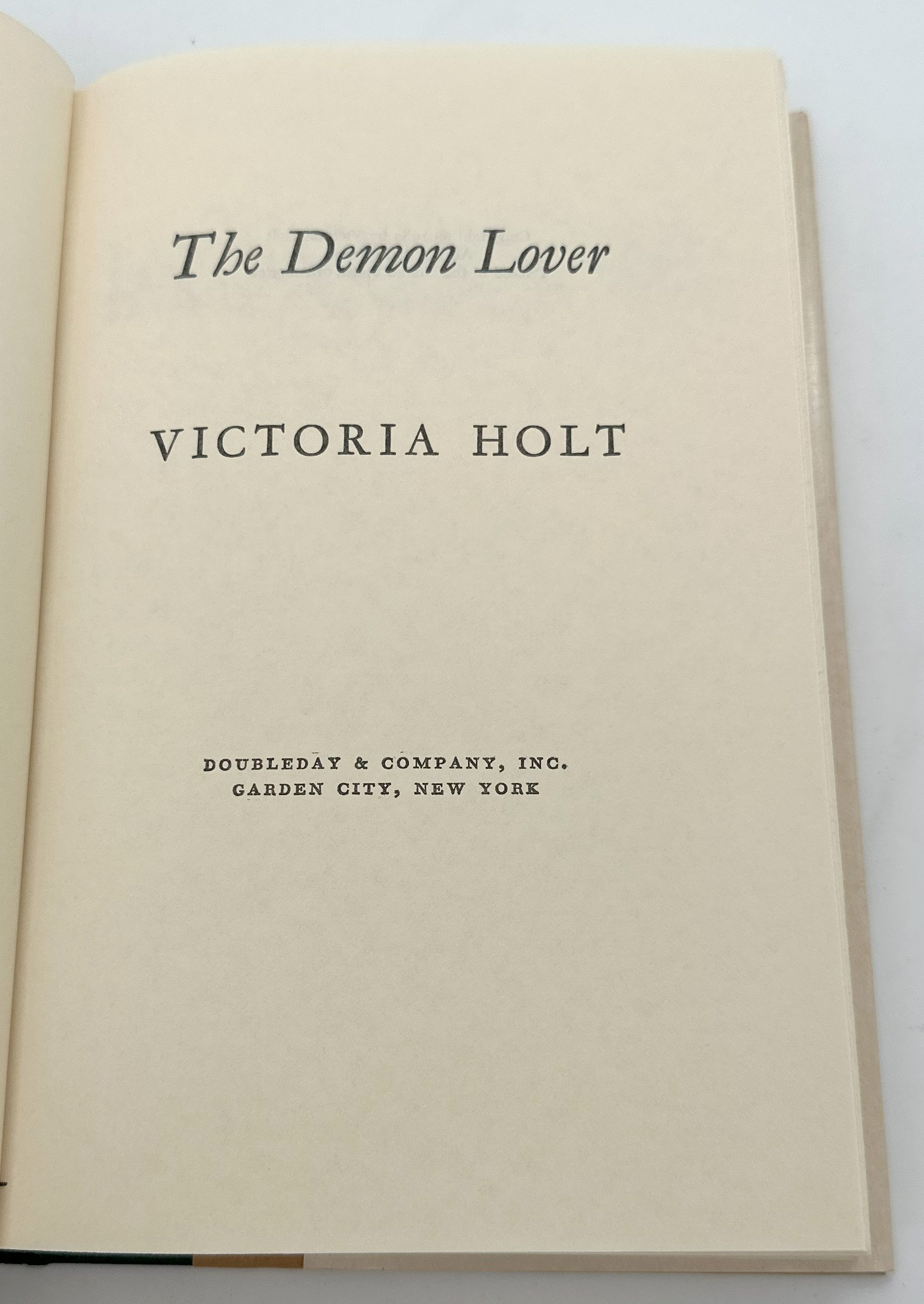 The Demon Lover Hardcover First Edition 1982 by Victoria Holt - Etsy