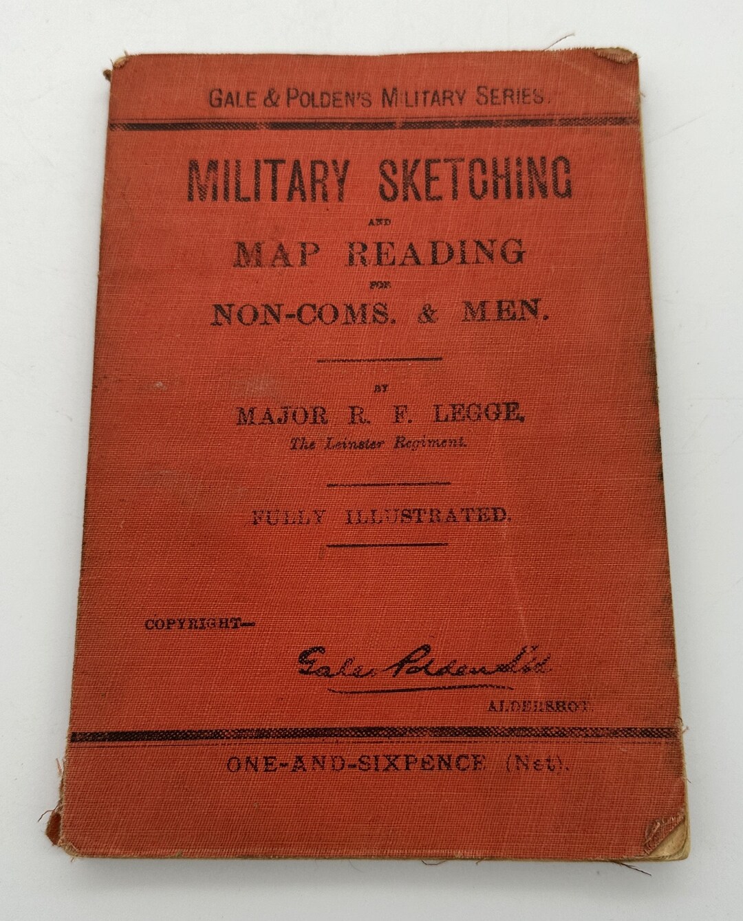 Antique Copy Military Sketching and Map Reading for Non-coms. and Men ...