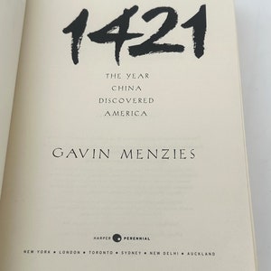1421: the Year China Discovered America Paperback – 2003 by Gavin ...