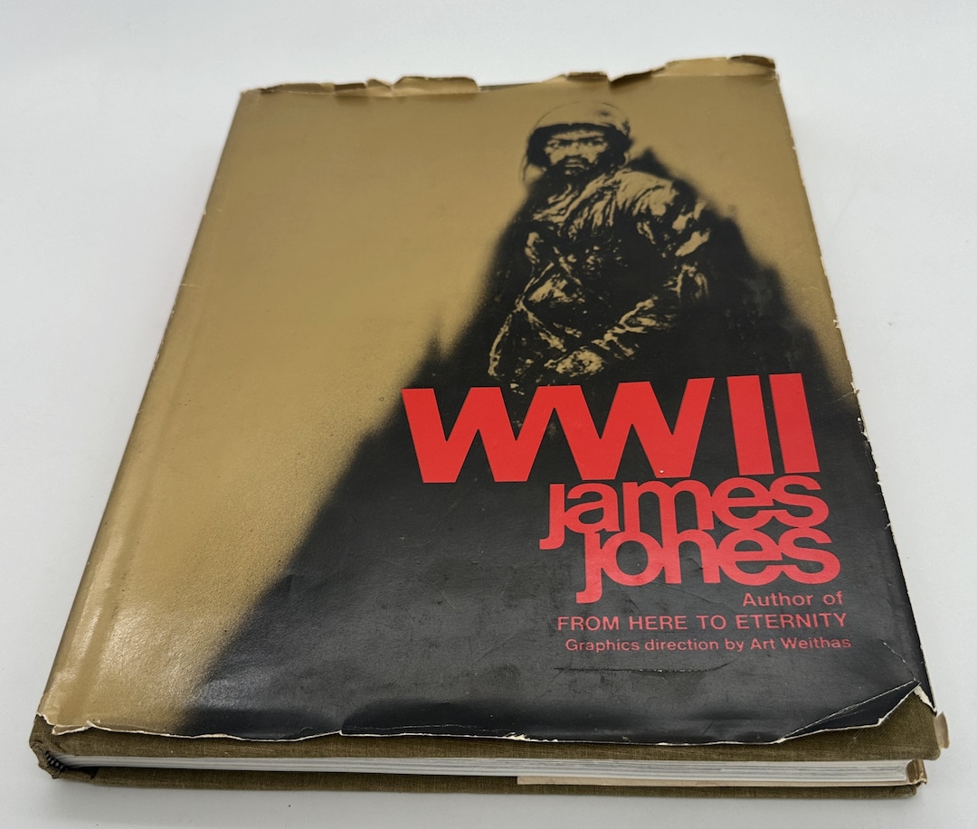 WWII Hardcover – 1975 by James Jones - Etsy