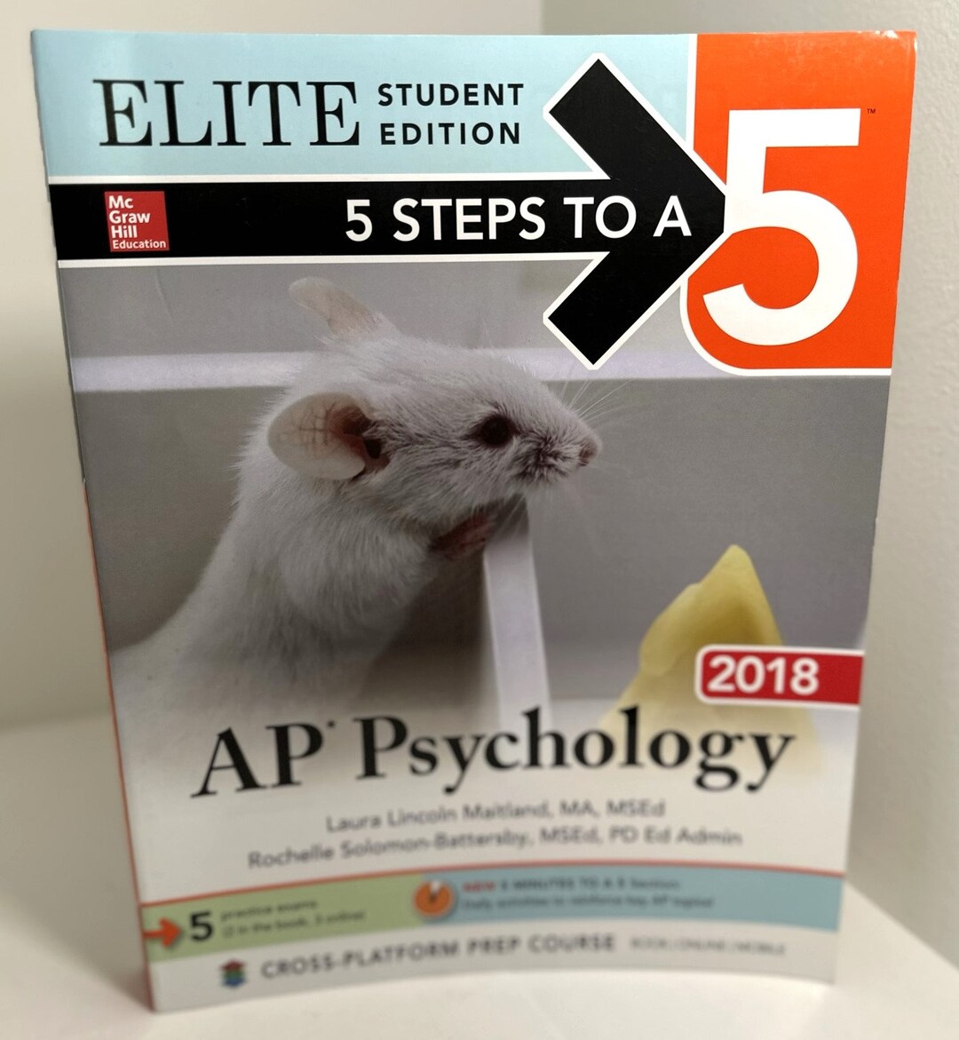 5 Steps to a 5 AP Psychology 2023 Elite Student Edition 1st Edition by ...