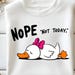 Nope Not Today Duck SVG and PNG – Cute Lazy Duck Clipart for ...