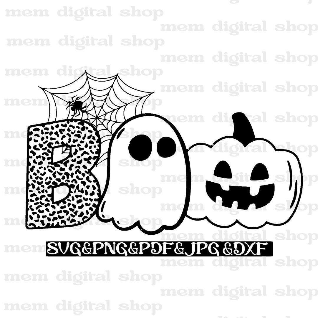Boo Svg,funny Halloween Svg,ghost Svg,pumpkin Svg,boo Png,halloween ...