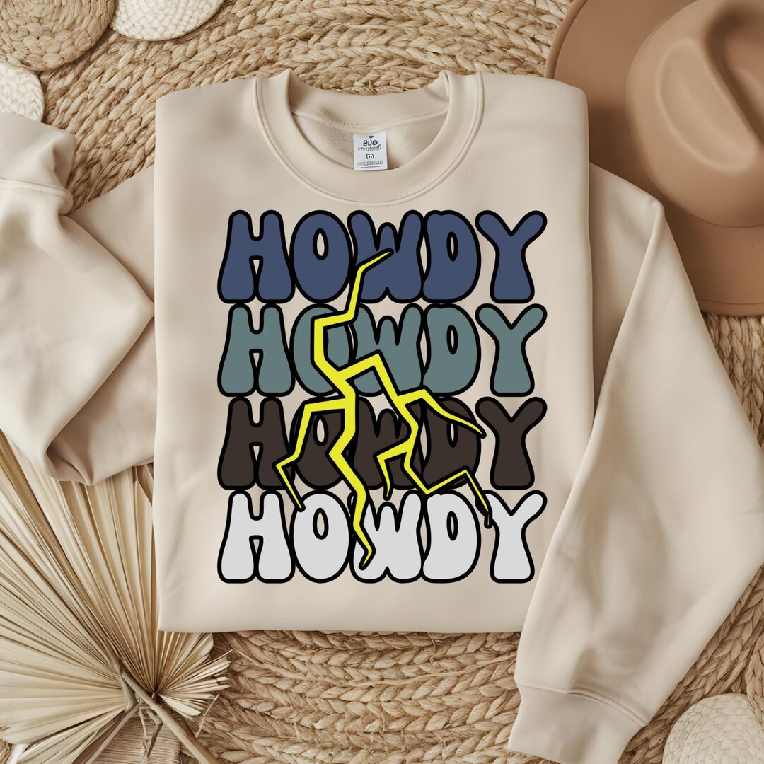 Howdy PNG, Western Howdy Sublimation, Cute Cowboy Aesthetic PNG ...