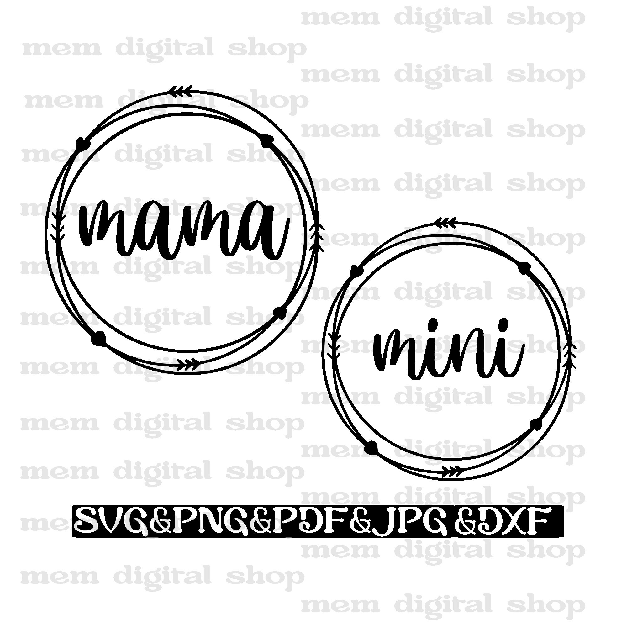 Mama Mini Svg,mom Svg,boy Mama Svg Girl Mom Svg,funny Mom Svg,family ...
