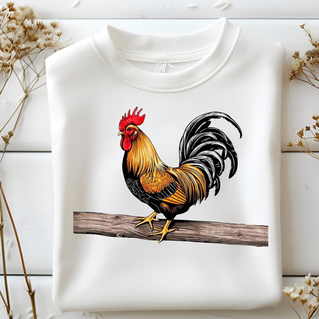 Rustic Rooster PNG: Vintage Farmhouse Clipart (digital Download) - Etsy