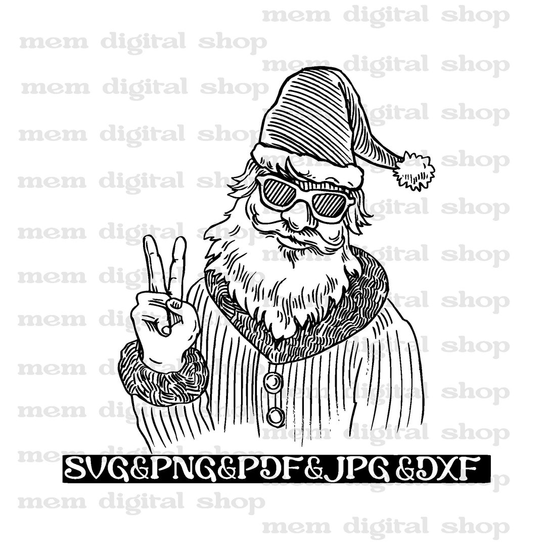 Vintage Santa Claus Svg,vintage Christmas Svg,vintage Santal Claus Png ...