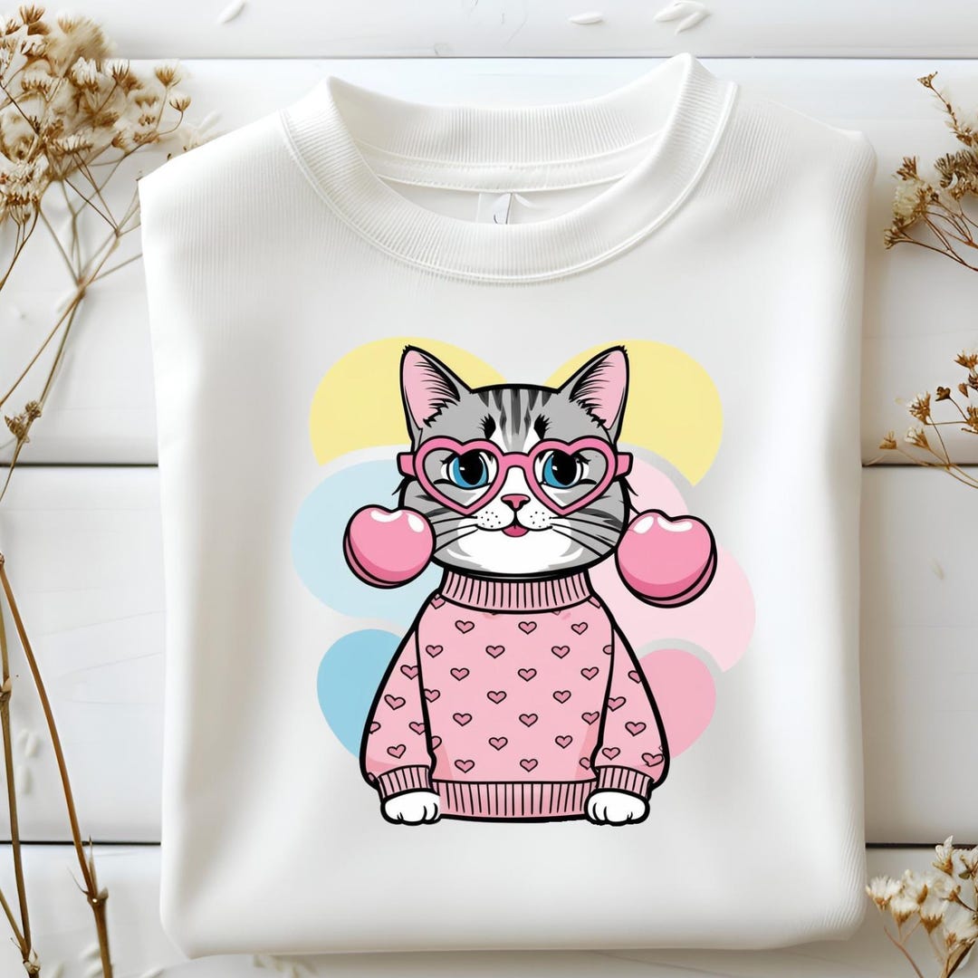 Cat Png, Funny Cat Png, Pink Cat Png, Cat Lover Png, Cat Owner Gift ...