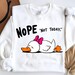 Nope Not Today Duck SVG and PNG – Cute Lazy Duck Clipart for ...