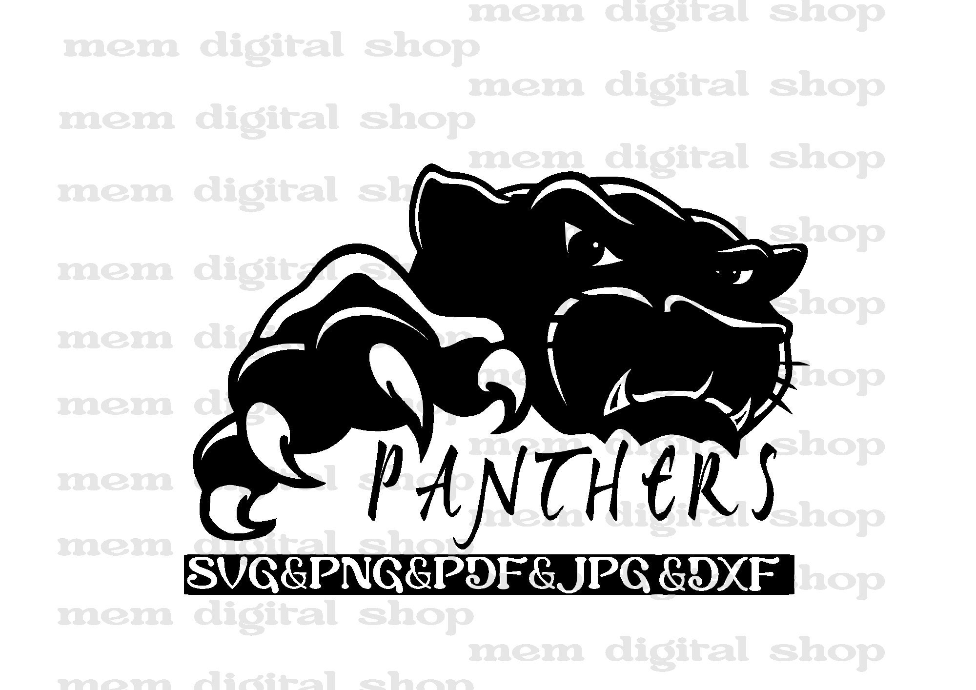 Panthers Svg,panther Png,panther Clipart,panther Cut Files,panther ...