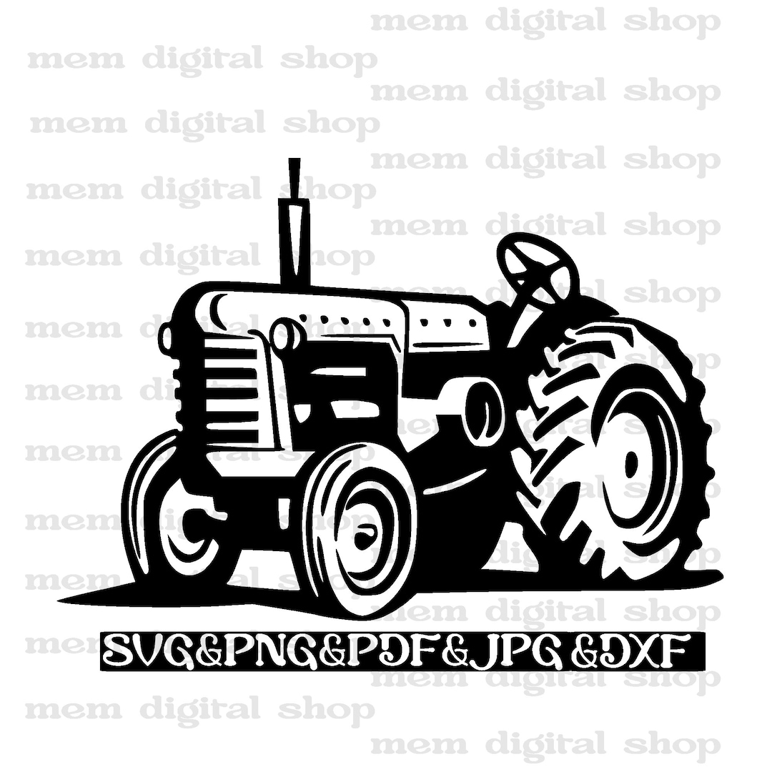 Vintage Tractor Svg,vintage Tractor Png,tractor Svg Files for Cricut ...