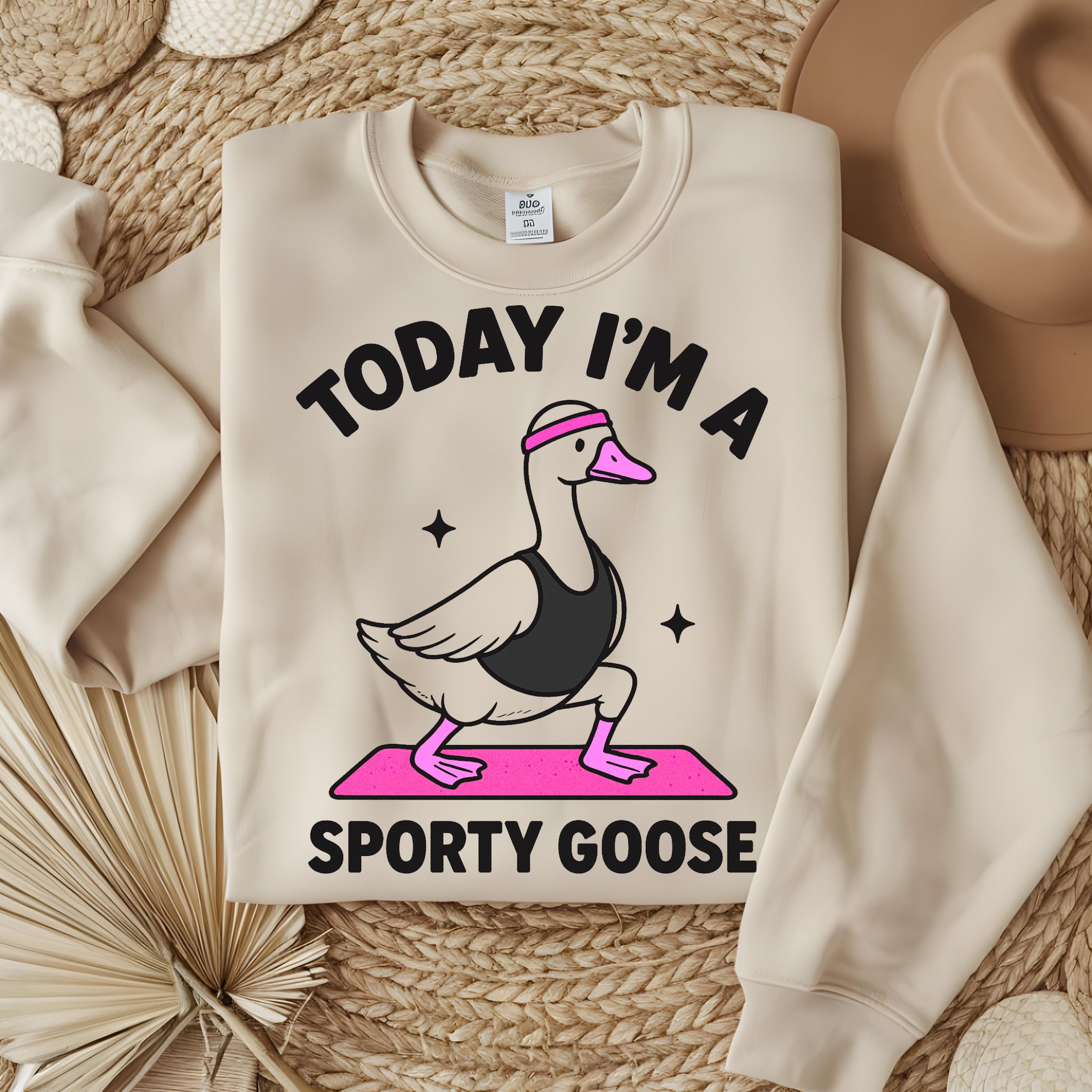 Sporty Goose Clipart: Funny Workout SVG, PNG (digital Download) - Etsy