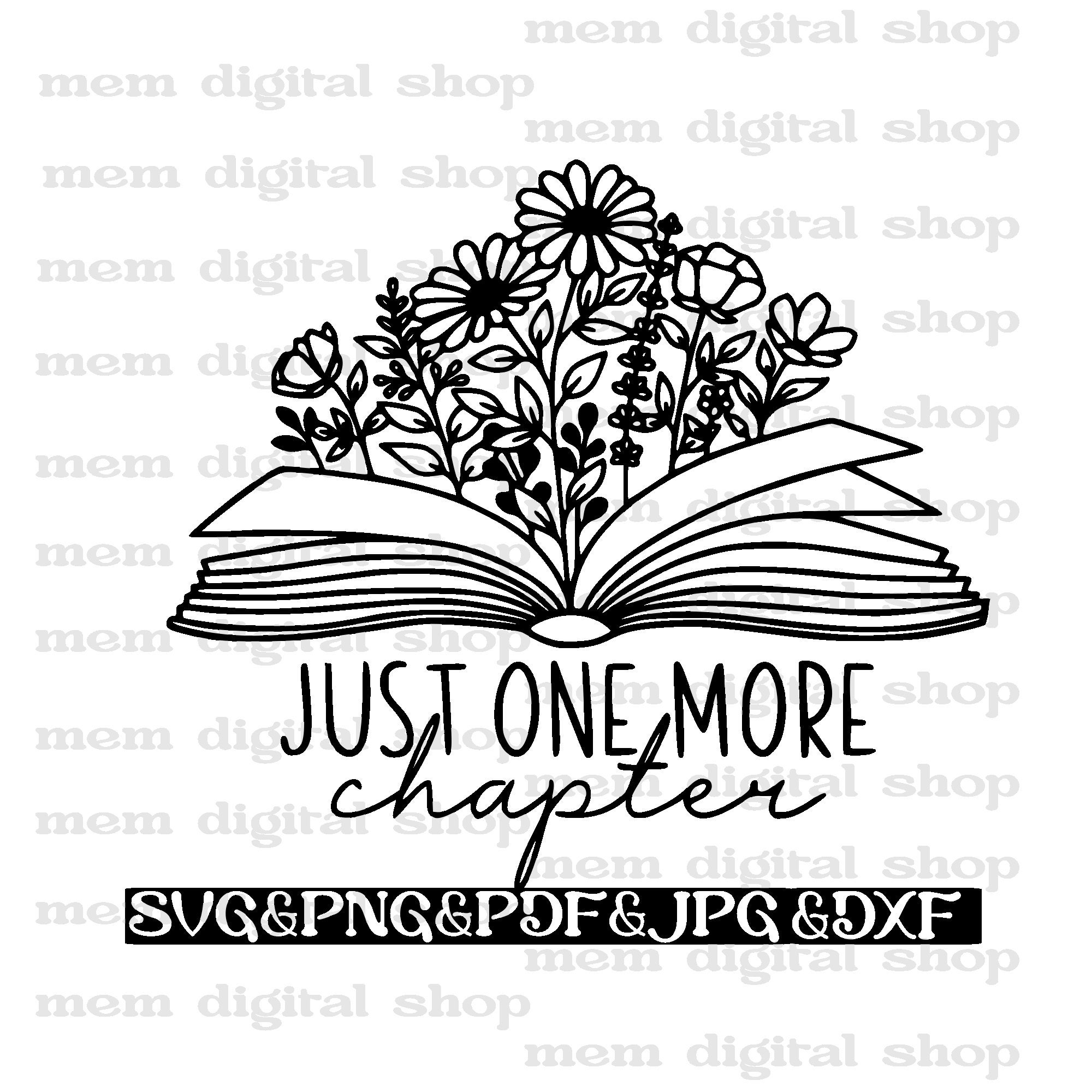 Floral Book Svgbook Lover Svgbook Svgbook Quotes Svgbook - Etsy