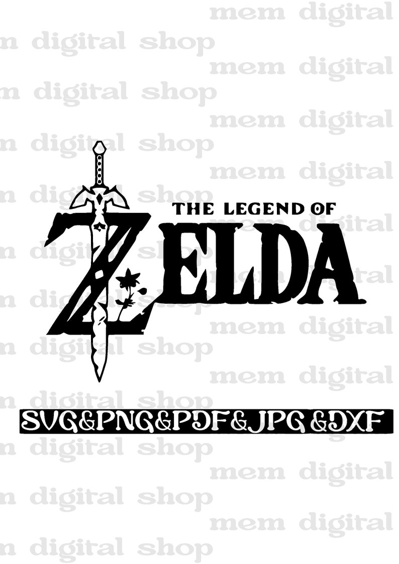 Legend of Zelda Breath of the Wild SVG File, Video Game Download ...