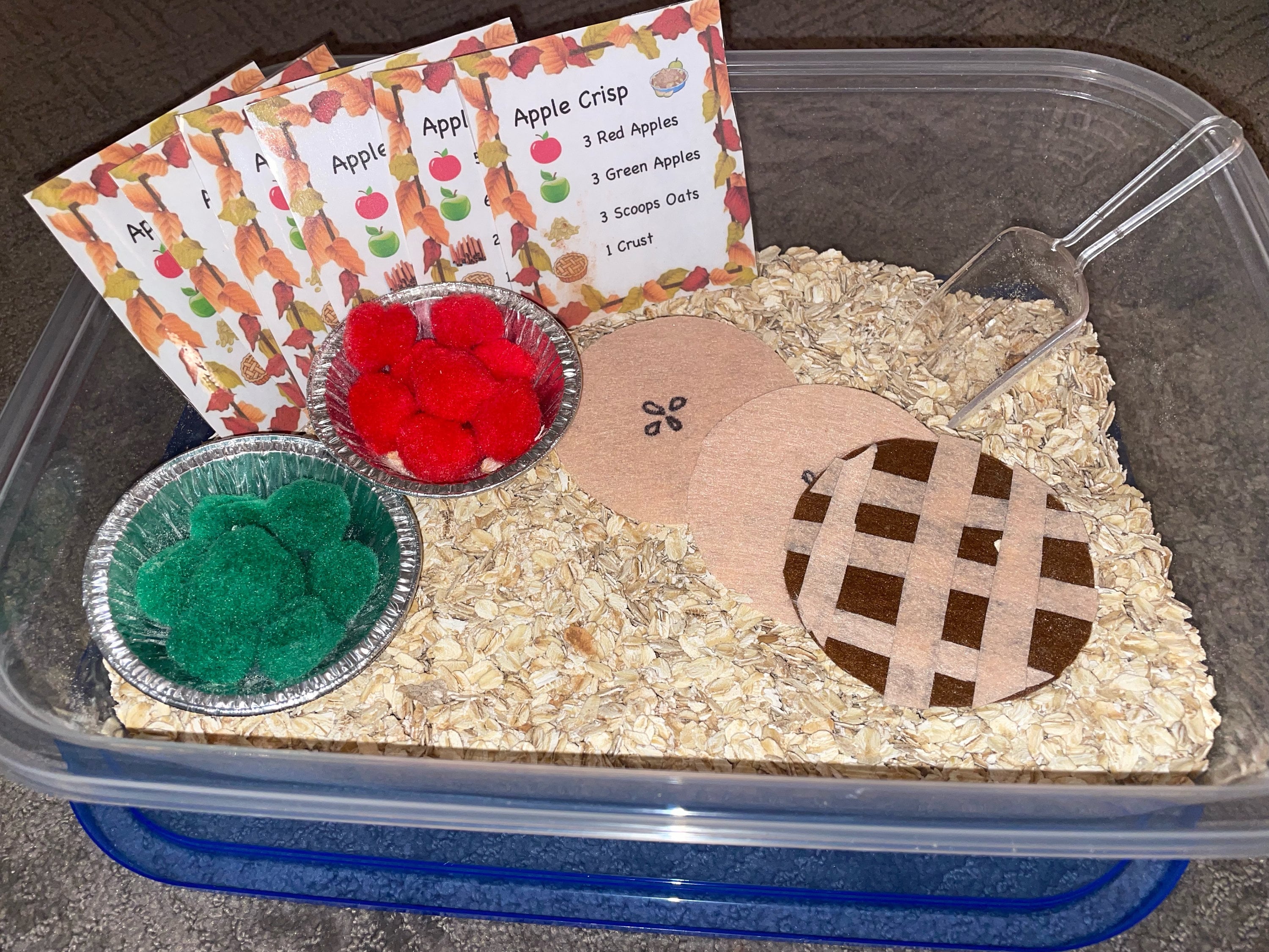 Apple Pie Sensory Bin - Etsy