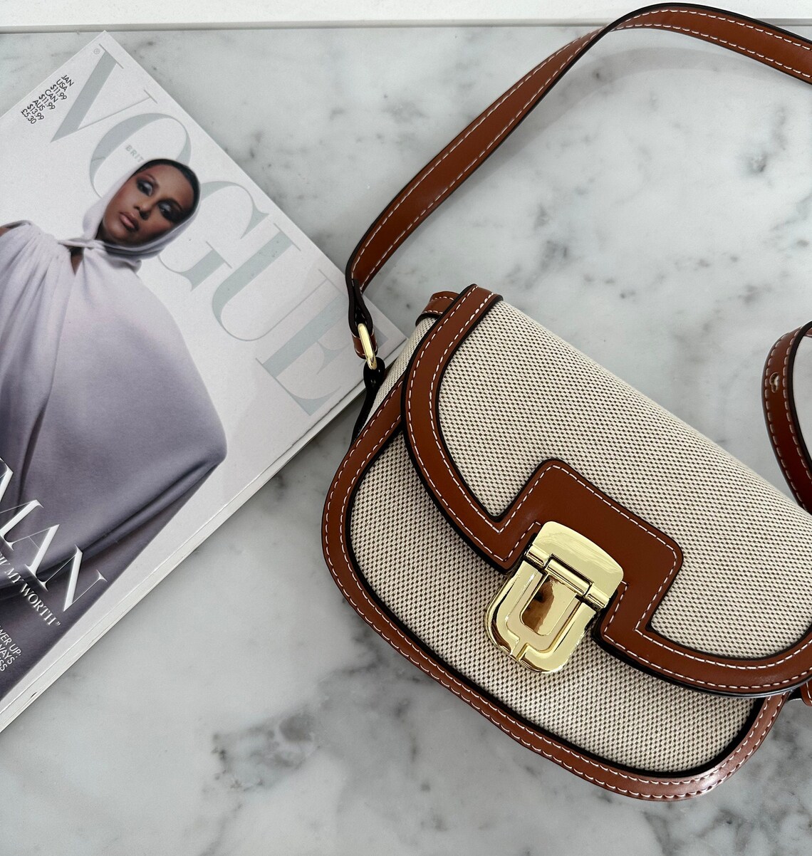 Side Crossbody Bag Canvas - Etsy