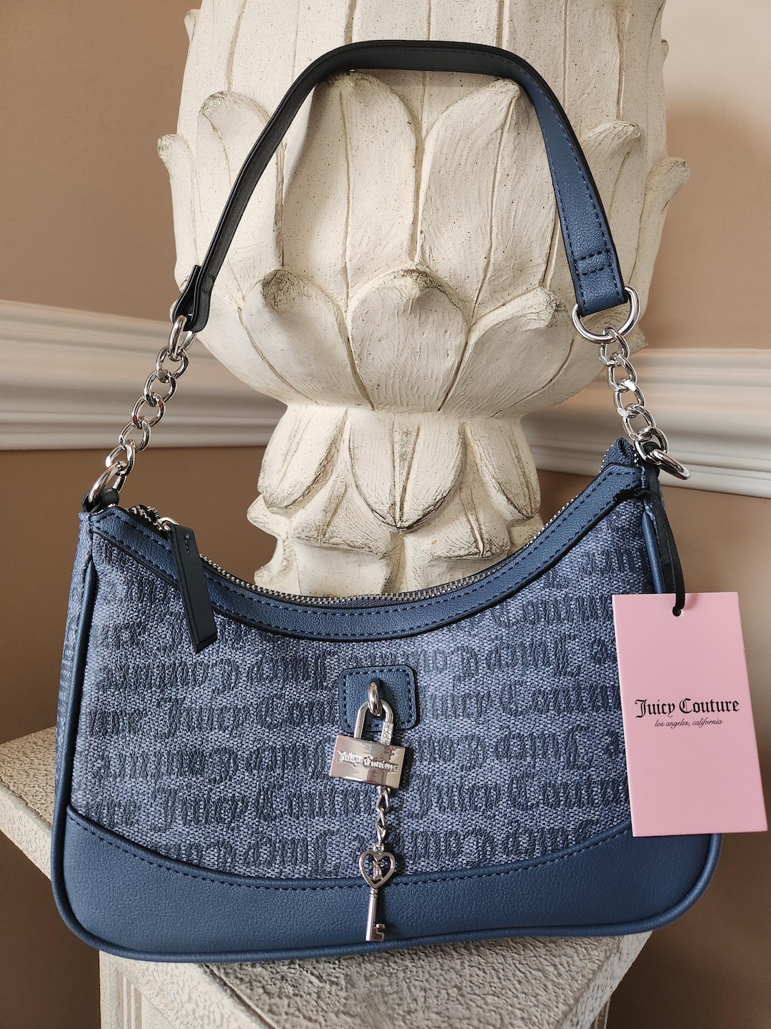Juicy Couture Eastside Westside Shoulder Bag Denim Color Fancy Small ...