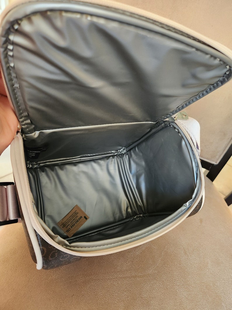 Guess Lunch Box Natural Stone Brown Color Insoleted Lining Coolerfor ...