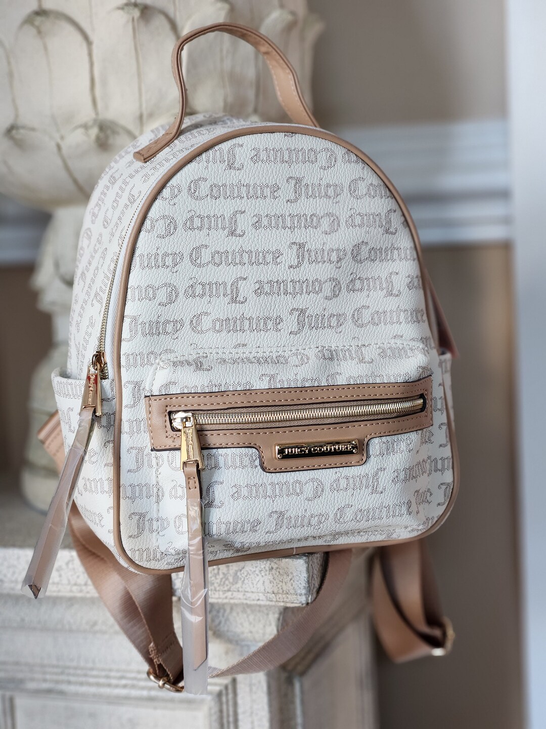 Juicy Couture Pecan White Rosie Mini Backpack Fancy Cute - Etsy