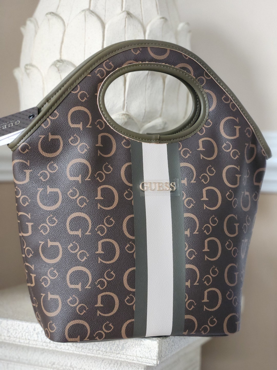 Fancy Guess Fredericksburg Travel Lunch Bag Brown Multicolor Isolated ...