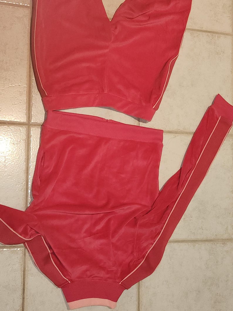 Juicy Couture Vixen Pink With Flamingo Beautiful Tracksuit With Silver ...