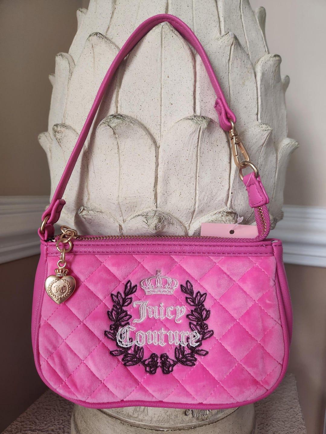 Juicy Couture Royal Couture Mini Wristlet Purse Juicy Pink Color ...