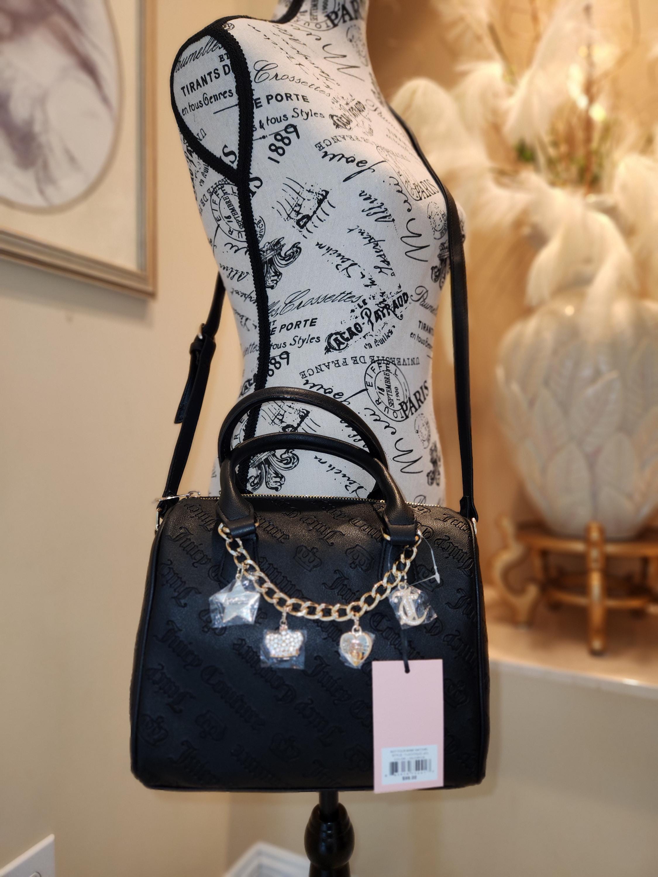 Juicy Couture Not Your Babe Satchel Crossbody Bag Liquorice Juicy Couture Not Your Babe Satchel Crossbody Bag Liquorice