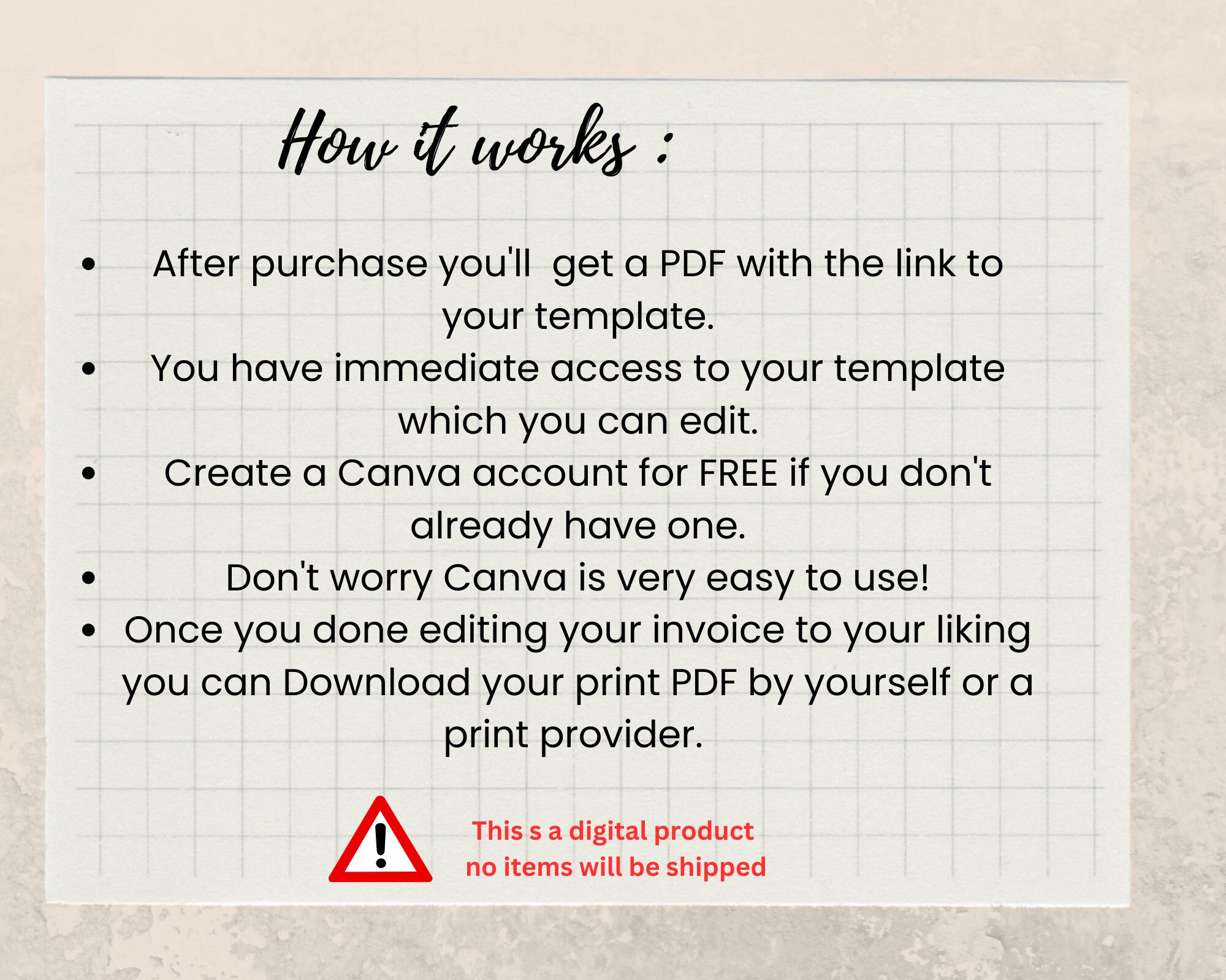 Pet Shop Invoice Editable Template, Pet Store Invoice, Printable ...