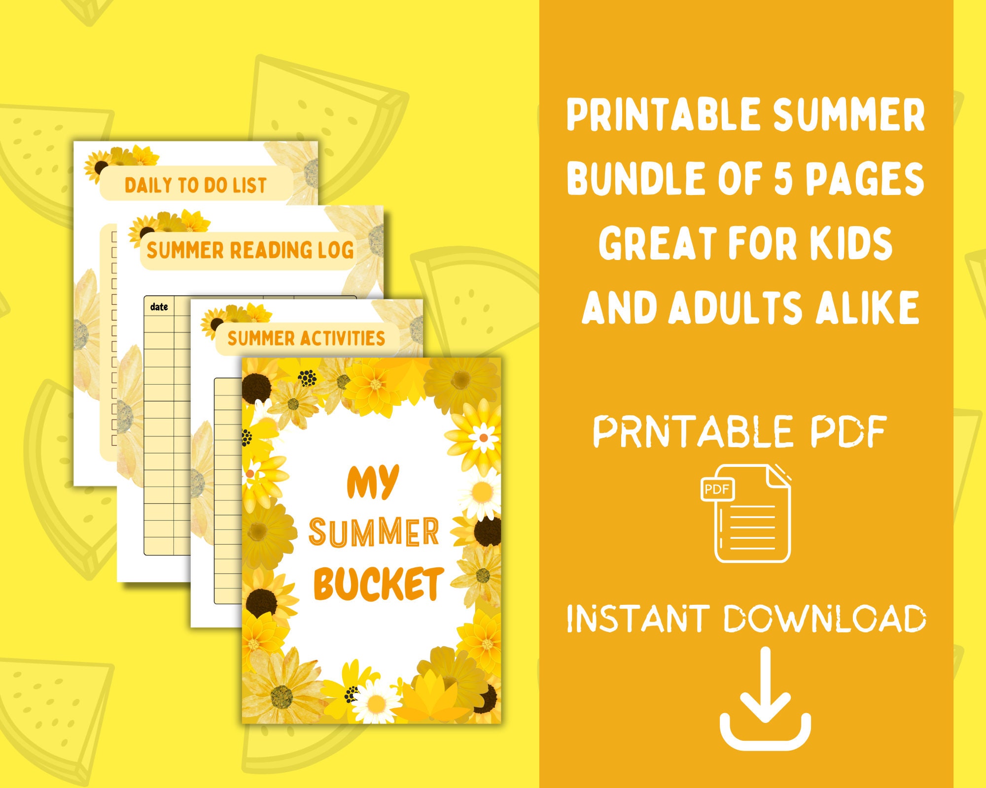 Printable Summer Checklist for Kids, Summer Schedule Checklist 2024 ...