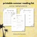 Summer Reading Journal, Summer Reading Log, Summer Reading Bundle ...