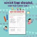 Checklist for Screen Time Chart for Kids Printable Screen Time Tracker ...