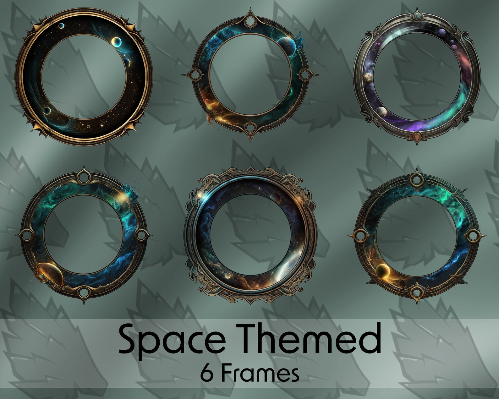 Space Themed - DND / Pathfinder / Token Frame / Token Border / Foundry ...