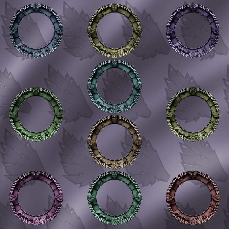 Frame Bundle - DND / Pathfinder / Token Frame / Token Border / Foundry ...