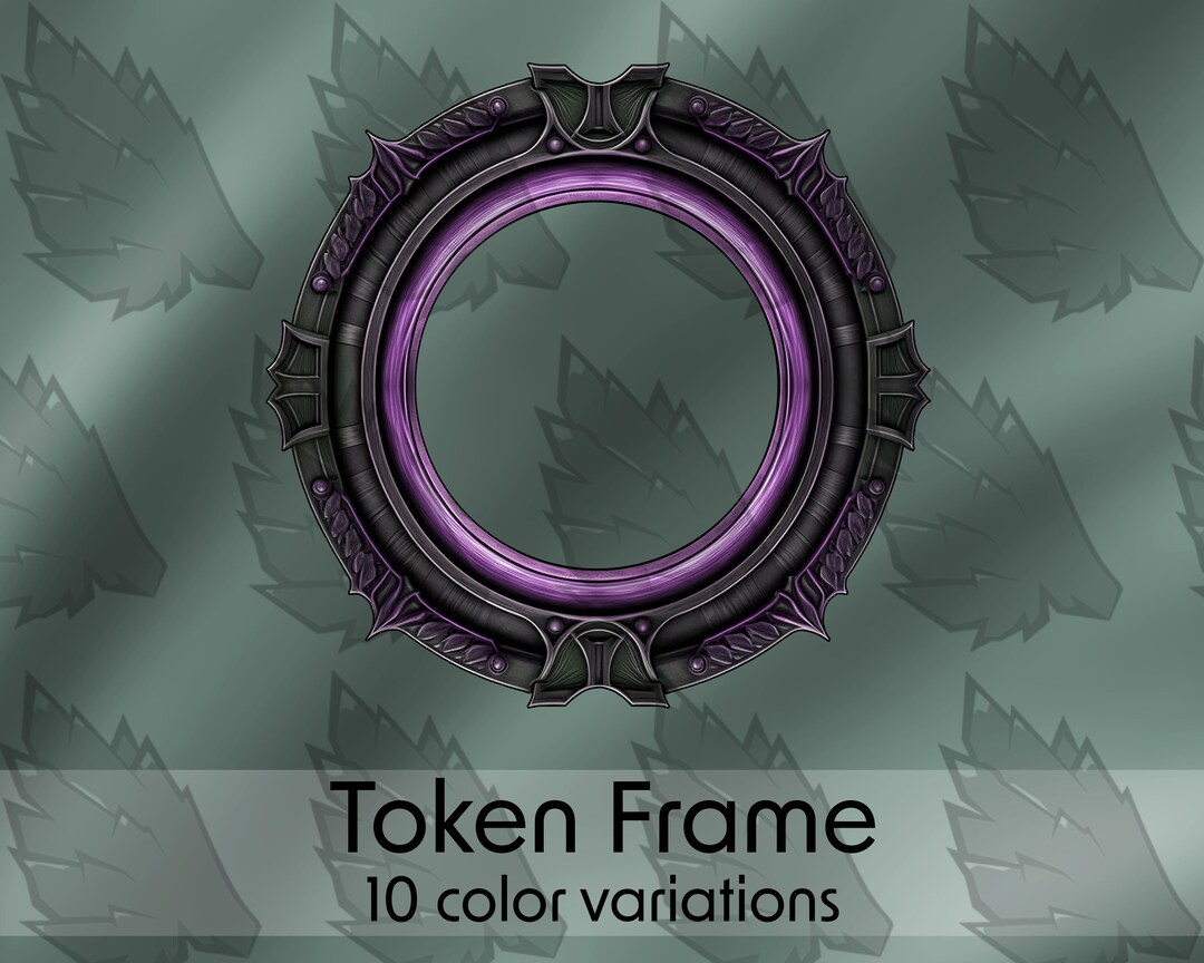 Monster Hunter Token Frame, 10 Colors, VTT RPG (digital Download) - Etsy